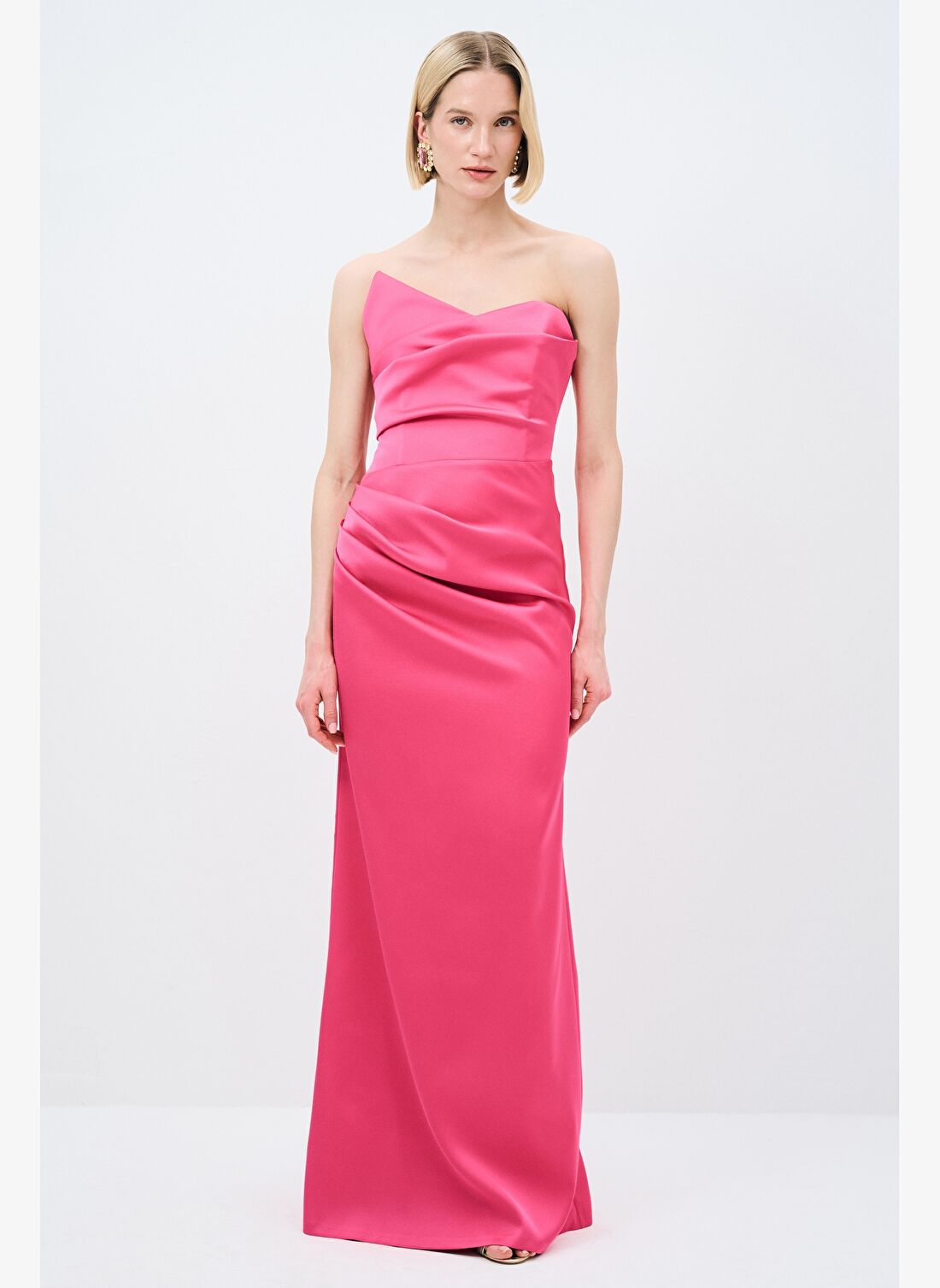 Mert Aslan Pileli Uzun Elbise - 15801002 | Boyner