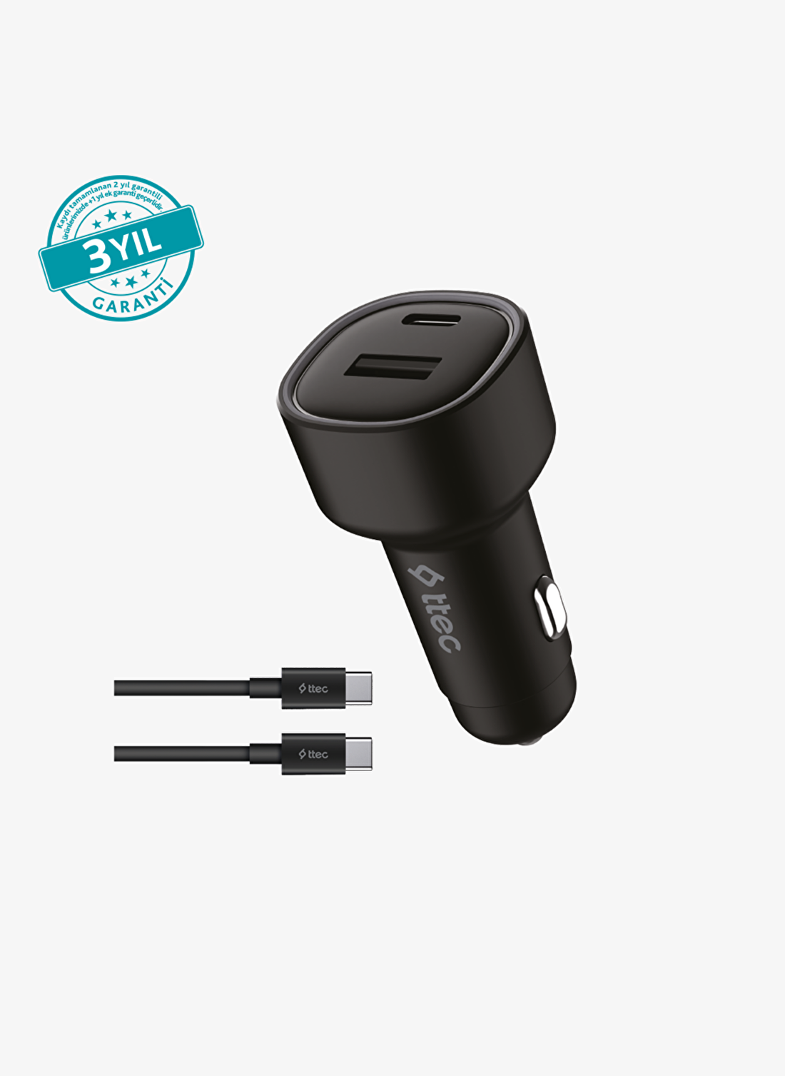 Ttec Smartcharger Duo Pd 48W Araç Hızlı Şarj Aleti Usb-C+Usb-A - Usb-C ...