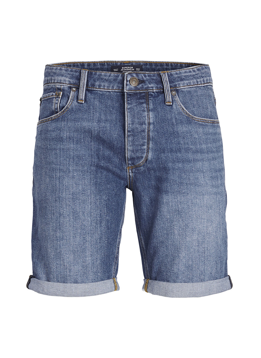 Jack & Jones 12236116_Jjirick Jjevan Shorts Am 3 Mavi Erkek Normal Bel ...
