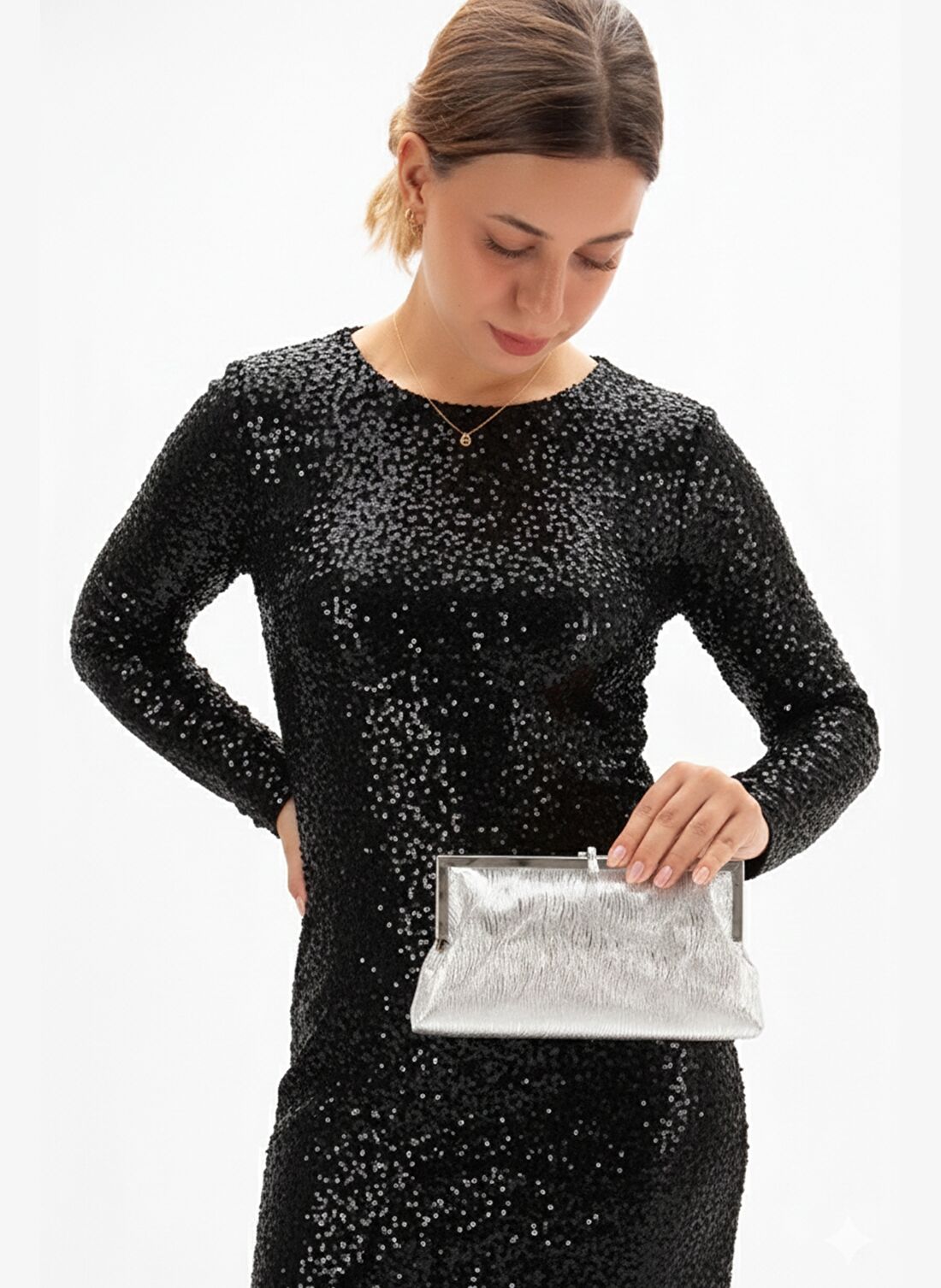 Renira Kadın Abiye El Çantası Gümüş - 15784044 | Boyner