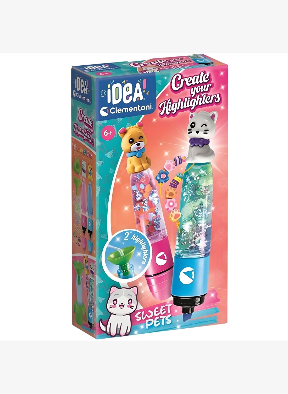 Clementoni Idea Fosforlu Kalem Tasarım Seti Evcil Hayvanlar - 15757941 ...