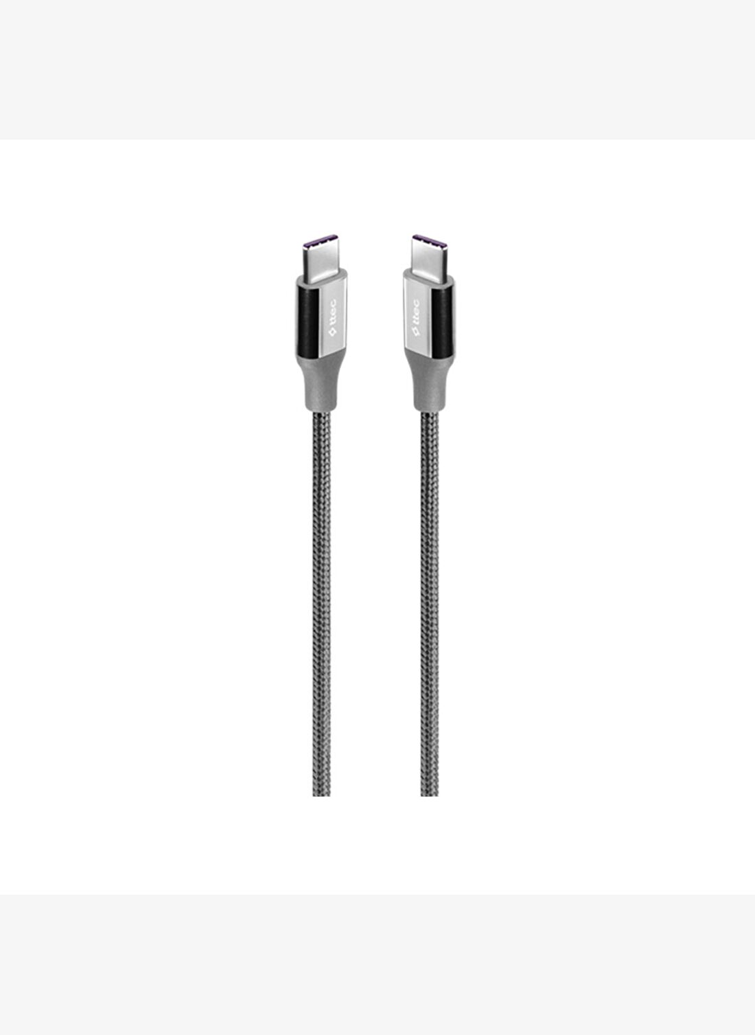 Ttec Alumicable Usb-C - Usb-C 200Cm 65W Pd/Qc Hızlı Şarj/Data Kablosu ...