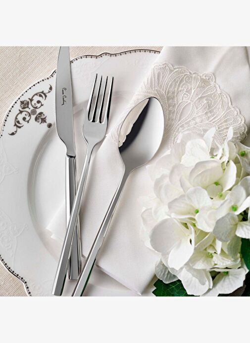 Pierre Cardin Saturn-2 84 Parça 12 Kişilik Çatal Bıçak Kaşık Seti ...