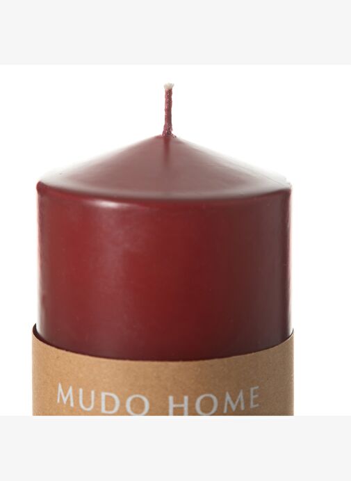 Sütun Mum Bordo 7X10cm - 15794561 | Boyner