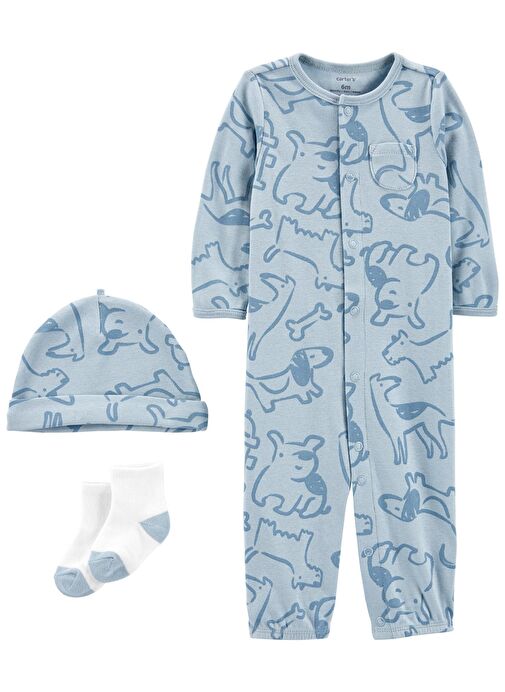 Erkek Bebek Tulumlu Set - 15519358 | Boyner