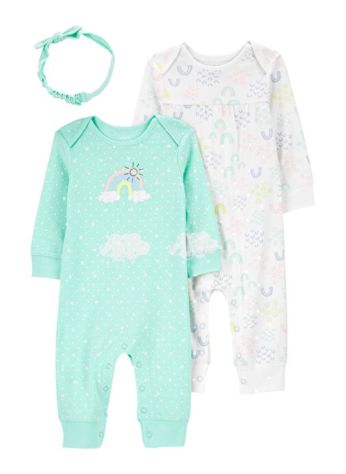 Kız Bebek Tulumlu Set - 15519376 | Boyner