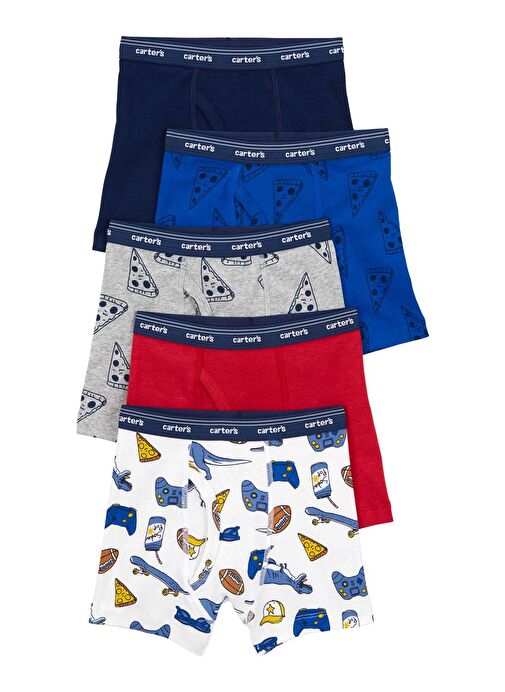 Erkek Çocuk Boxer Set 5'Li Paket - 15534796 | Boyner