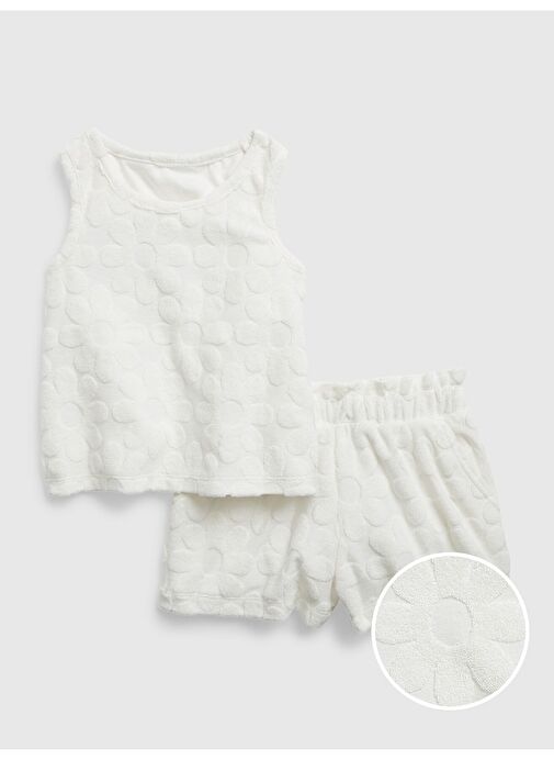 Çiçek İşlemeli Havlu Kumaş Outfit Set - 15380695 | Boyner