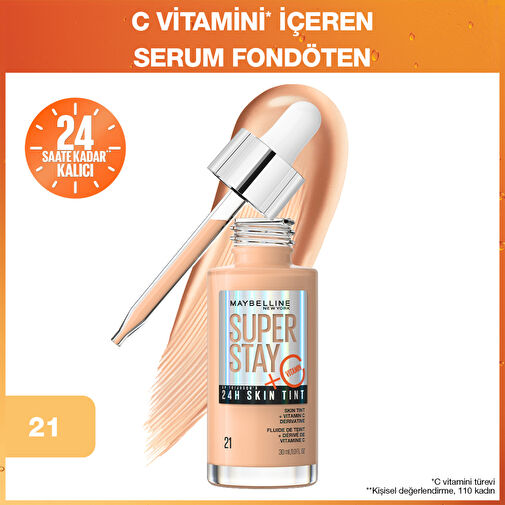 Super Stay Skin Tint Fondöten - 21 - 15188715 | Boyner