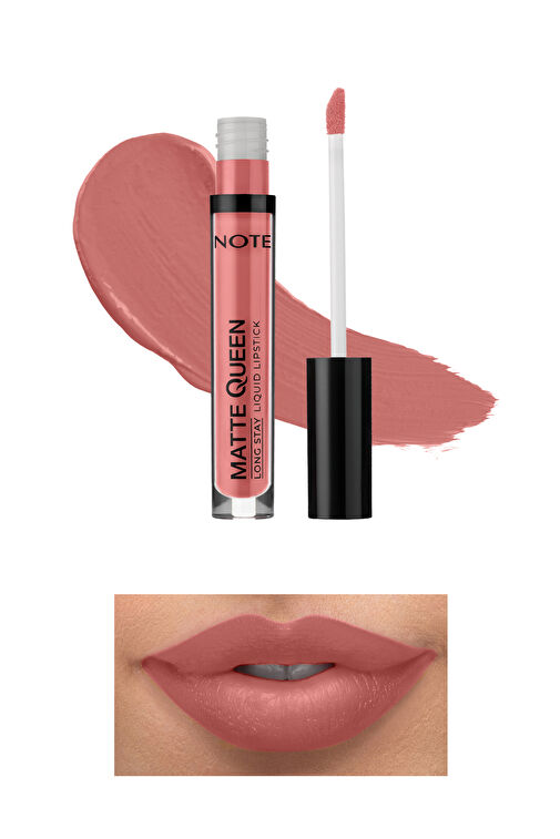 Note Matte Queen Lipstick 06 Noble Rose Kalıcı Likit Ruj - Nude ...