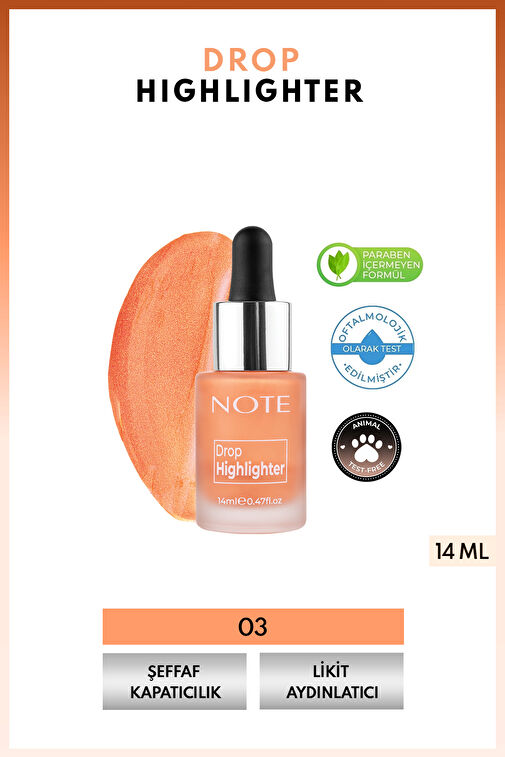 Note Drop Highlighter 03 Candlelight Likit Aydınlatıcı - 15290984 | Boyner