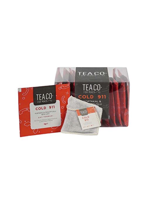 Tea Co - Cold 911 - Greyfurt Ve Portakallı Bitki Çayı - Sachet Pack ...