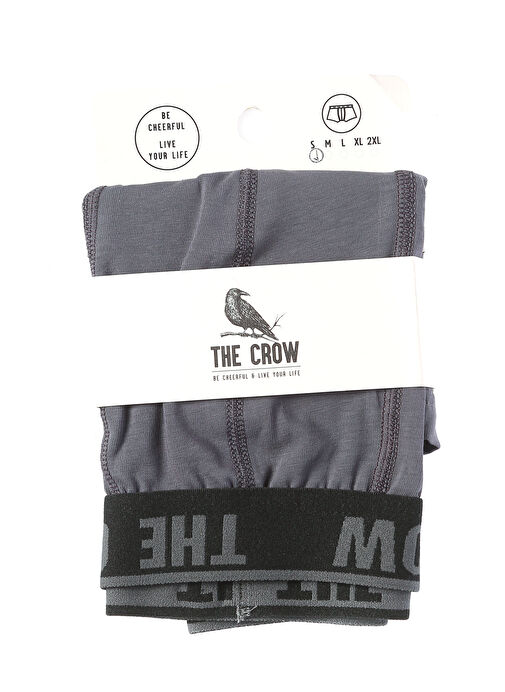 The Crow Regular Fit Düz Antrasit Erkek Boxer - 1103858 | Boyner