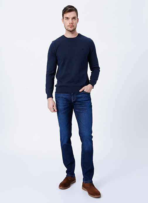 Beymen Business 4B0122100003 Normal Bel Slim Fit Lacivert Erkek Denim ...