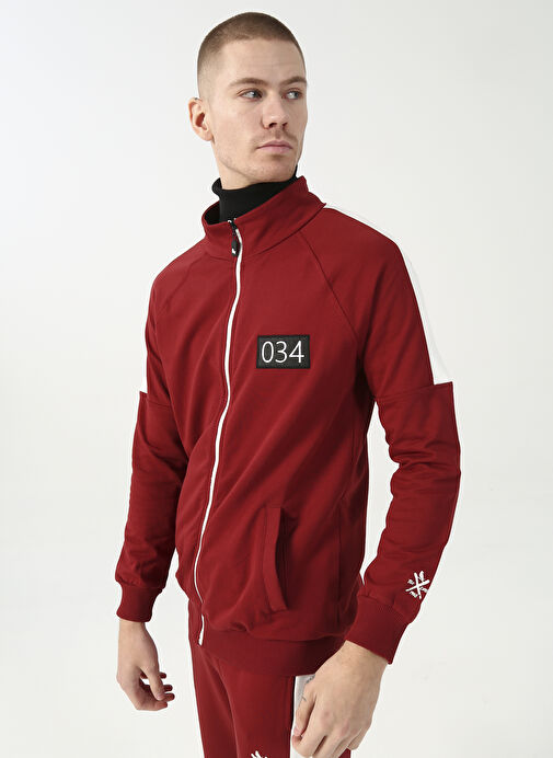 The Crow Fermuarlı Yaka Bordo Unisex Sweatshırt X Game One - 1365241 ...