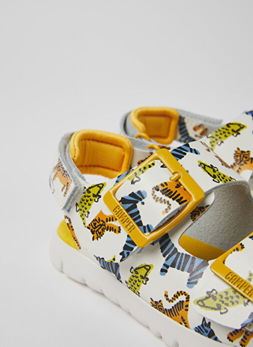 Çok Renkli Kız Çocuk Sandalet K800429-013-3 Oruga Kids - 1403181 | Boyner