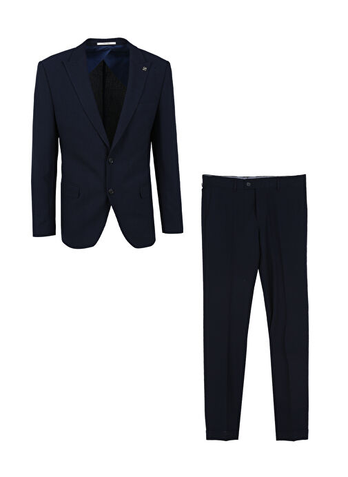 Beymen Business Normal Bel Slim Fit Lacivert Erkek Takım Elbise ...