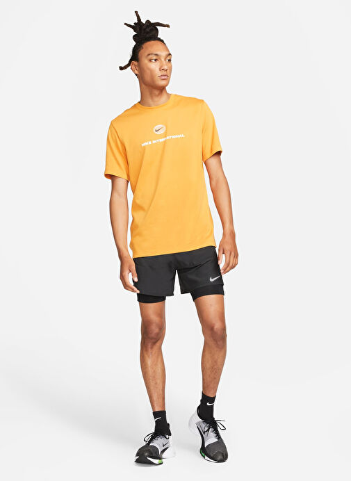 Nike Siyah - Gri - Gümüş Erkek Regular Fit Şort Dm4757-010 Nk Df Stride ...