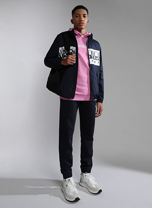 Napapijri Pembe Çocuk Yuvarlak Yaka Uzun Kollu Sweatshirt Np0a4gmop871 ...