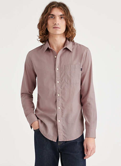 Dockers Slim Fit Gömlek Yaka Mor Erkek Gömlek A4253-0055 - 1774235 | Boyner