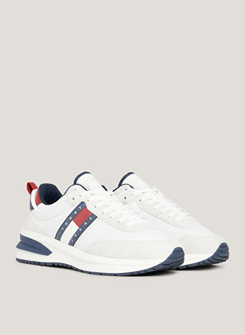 Tommy Hilfiger Beyaz Erkek Deri Sneaker Tjm Runner Leather Outsole ...