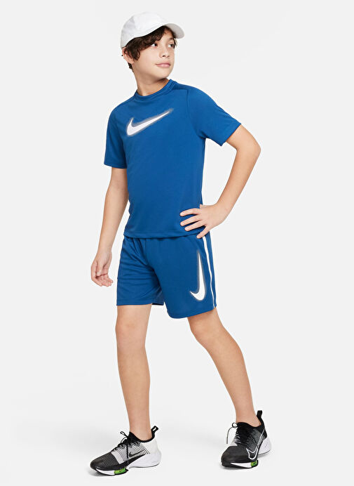 Nike Lastikli Bel Normal Mavi Erkek Şort Dx5361-476-B Nk Df Multi+ ...