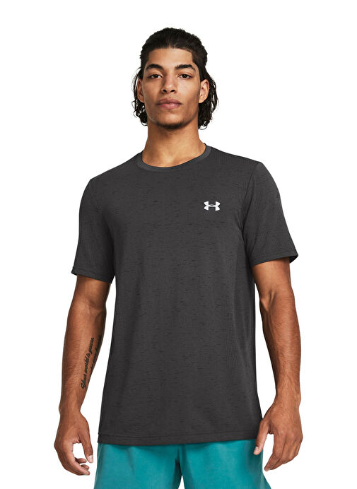 Under Armour 1382801-025 Vanish Seamless Ss Gri Erkek Bisiklet Yaka ...