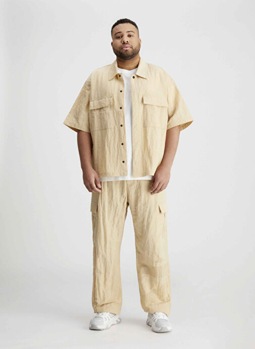 Calvin Klein Jeans Normal Bej Düz Erkek Gömlek J30j325025aat - 1781980 ...