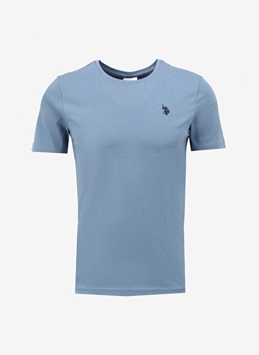 U.S. Polo Assn. Bisiklet Yaka İndigo Erkek T-Shirt Gts01iy024 - 1791737 ...