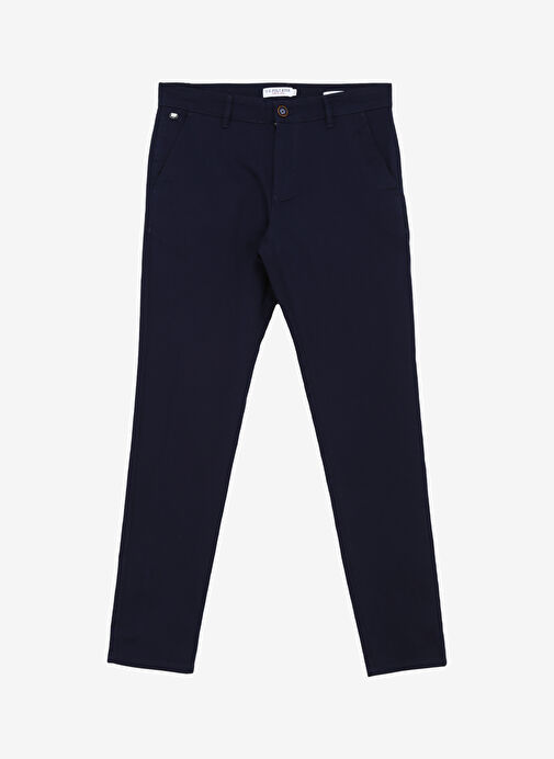 U.S. Polo Assn. Normal Bel Normal Paça Slim Fit Lacivert Erkek Pantolon ...