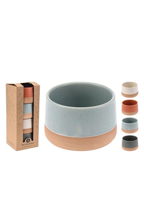 Boyner Evde Kase Bowl Set Of 4 Stoneware - 15130750 | Boyner