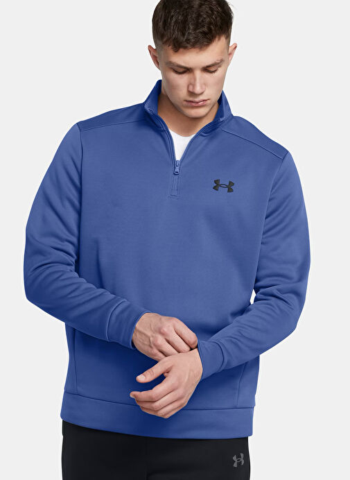 Under Armour Mavi Erkek Fermuarlı Normal Düz Sweatshirt 1373358-432 Ua ...