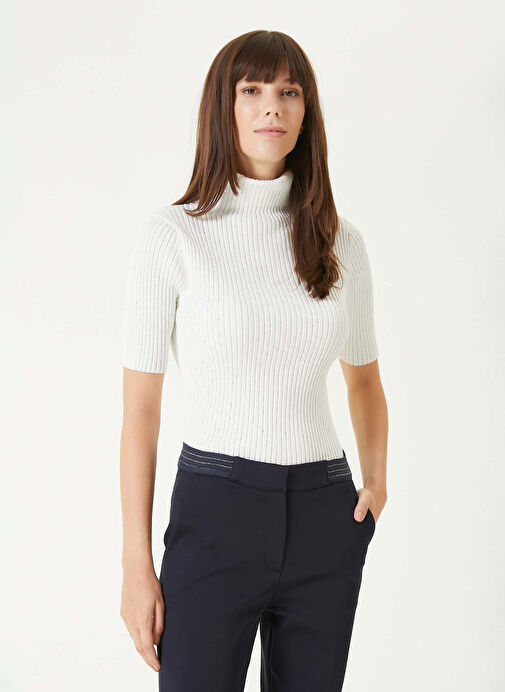 Network Ekru Kadın Balıkçı Regular Fit Payetli Kazak 1092216 - 15199044 ...