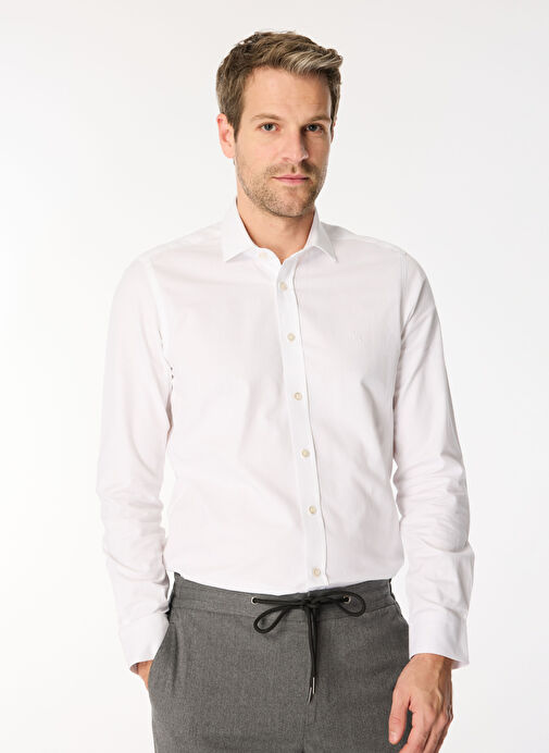 Beymen Business Beyaz Erkek Klasik Slim Fit Gömlek Bbe202510311_Gömlek ...