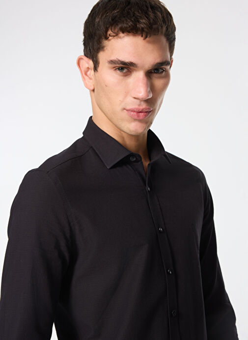 Beymen Business Siyah Erkek Klasik Slim Fit Gömlek Bbe202510311_Gömlek ...