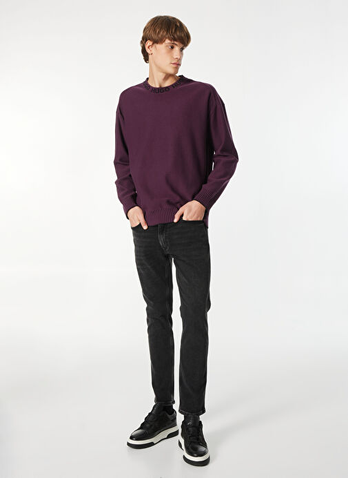 Hugo Siyah Erkek Düz Paça Slim Fit Denim Pantolon 50522151_Hugo 734 ...