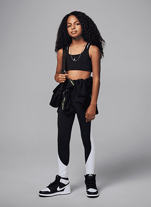 Nike Siyah Kız Çocuk Sporcu Büstiyer 45D656-023-Jdg Sport Indy Bra ...