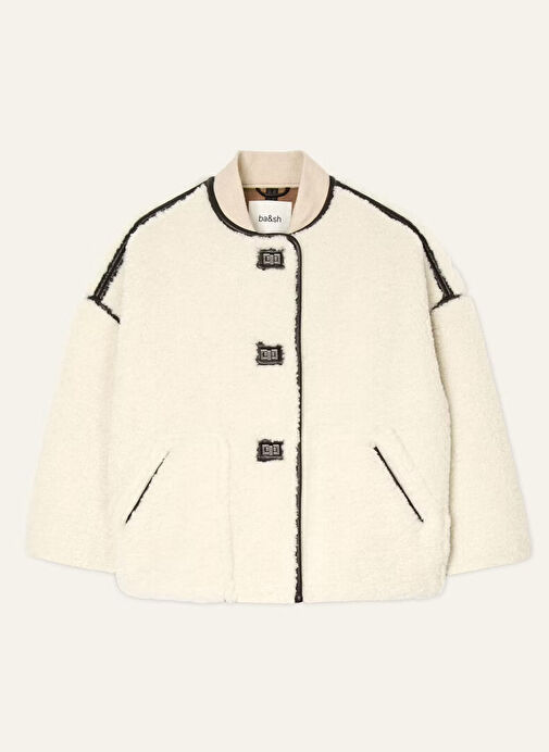 Ba&Sh Ekru Kadın Standart Fit Kaban 1H24maur - 15784247 | Boyner