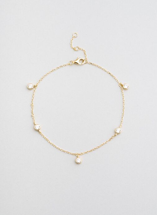 Beyaz Zarafet 18 Ayar Sarı Altın Kaplama 23 Cm Gümüş Hal Hal - 15568526 | Boyner