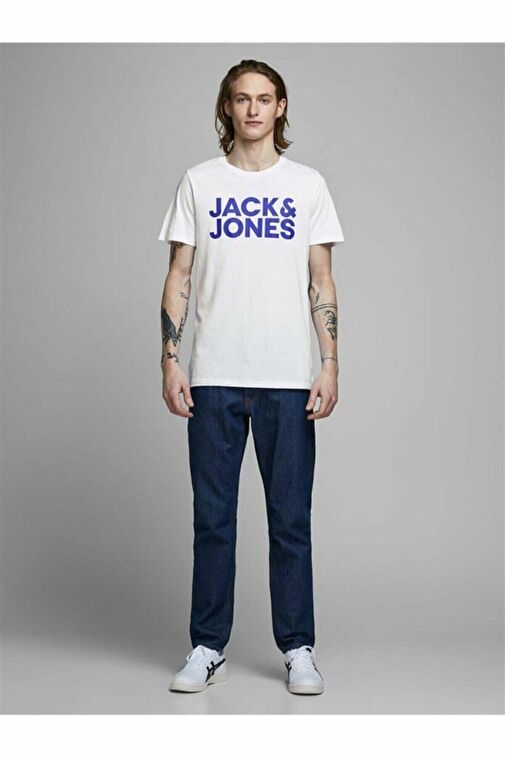 Jack Jones Logo Erkek Tişört 12151955 - 15000061 | Boyner