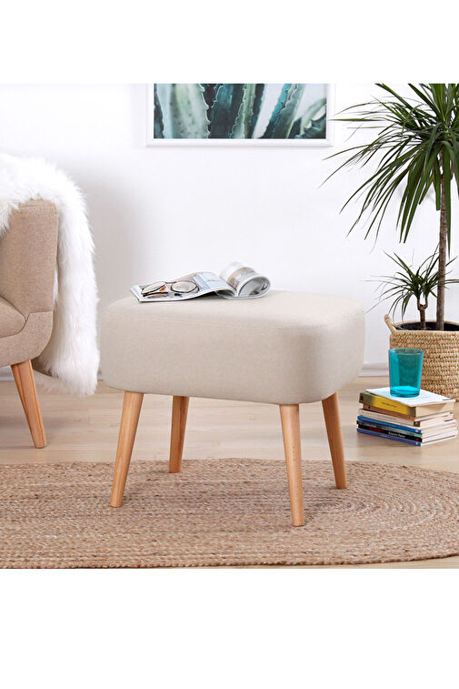 Parrot Puf - Krem - 15326410 | Boyner