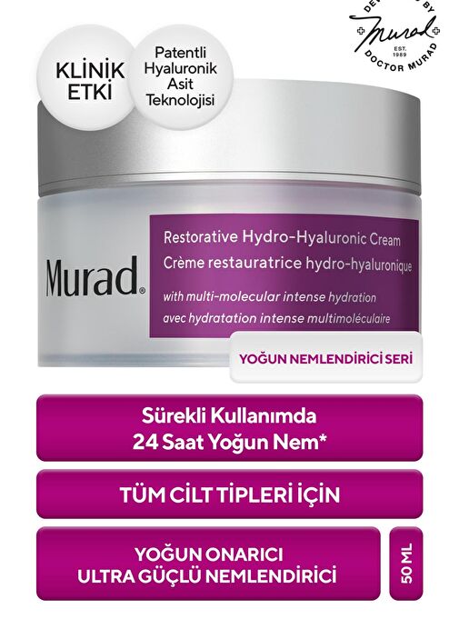 Restorative Hydro-Hyaluronic Cream - Yoğun Onarıcı Ultra Güçlü ...