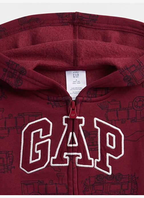 Gap Easy Logo Baskılı Fermuarlı Sweatshirt - 15747125 | Boyner