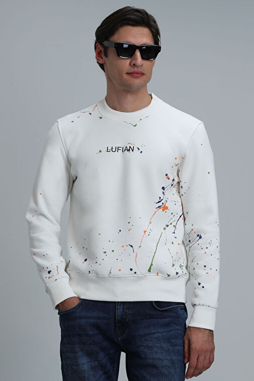 Alexander Erkek Sweatshirt Kırık Beyaz - 15019337 | Boyner