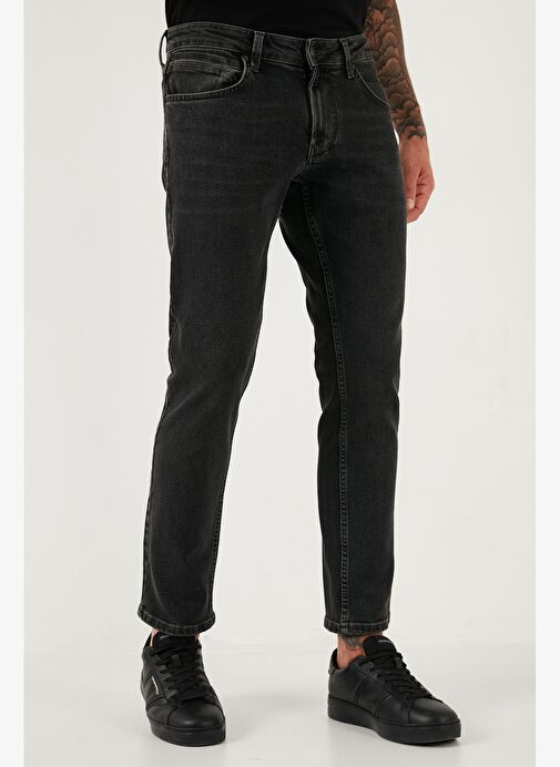 Buratti Pamuklu Regular Fit Normal Bel Boru Paça Jeans Erkek Kot ...