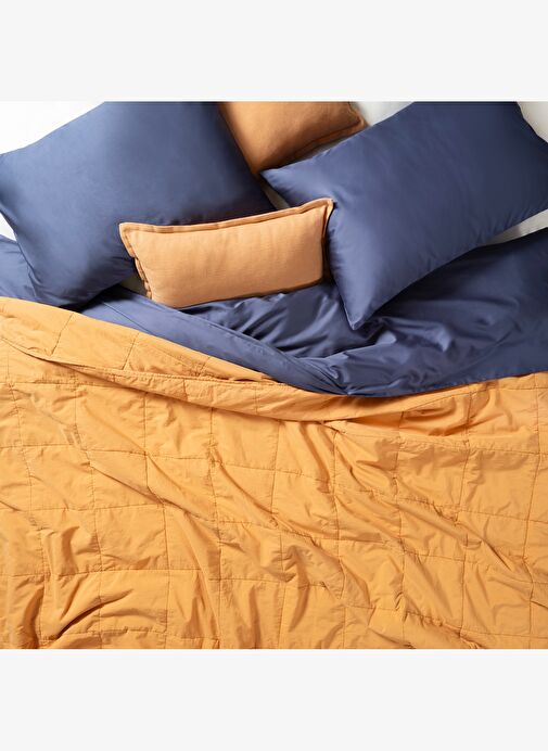 Solıd Kapitoneli Çift Kişilik Pamuk %100 Pamuk Yatak Örtüsü 240X260 Cm ...