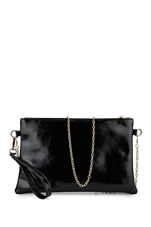 Tamer Tanca Kadın Suni Deri Siyah Rugan El Çantası - 15306348 | Boyner