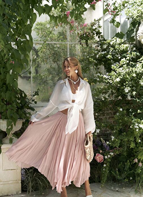 Assa Pileli Pembe Etek - 15546459 | Boyner