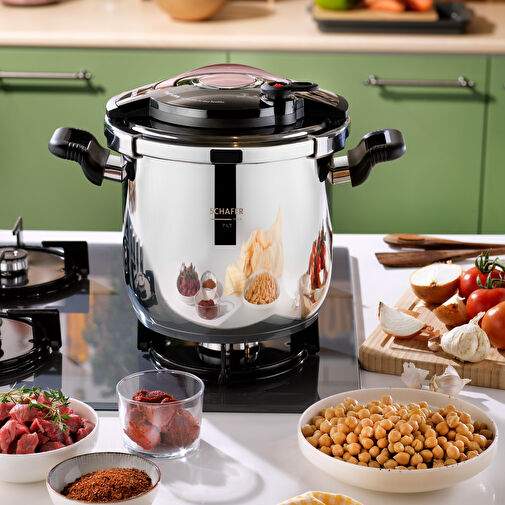 Schafer Cooky Düdüklü Tencere 7 L- Siyah/Rosegold - 15038635 | Boyner