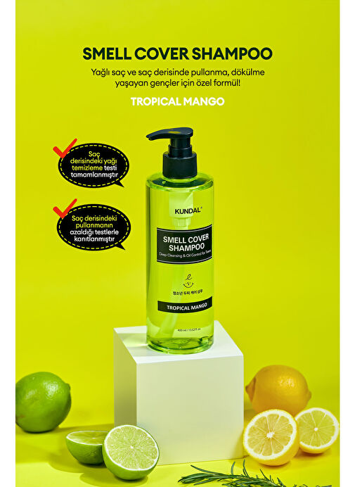 Gençler İçin Sebum Dengeleyici Bakım Şampuanı Kundal Smell Cover ...